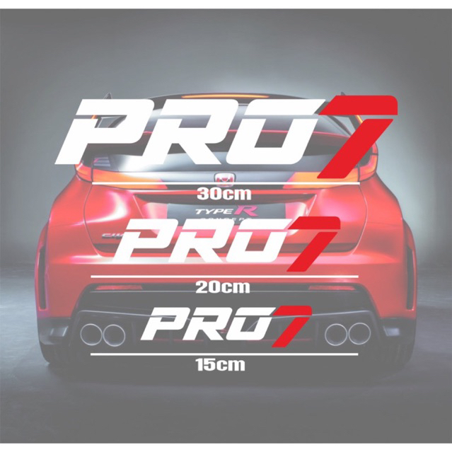 Jual STIKER PRO7 / STIKER PROSEVEN CUTTING KACAMOBIL MOTOR | Shopee ...