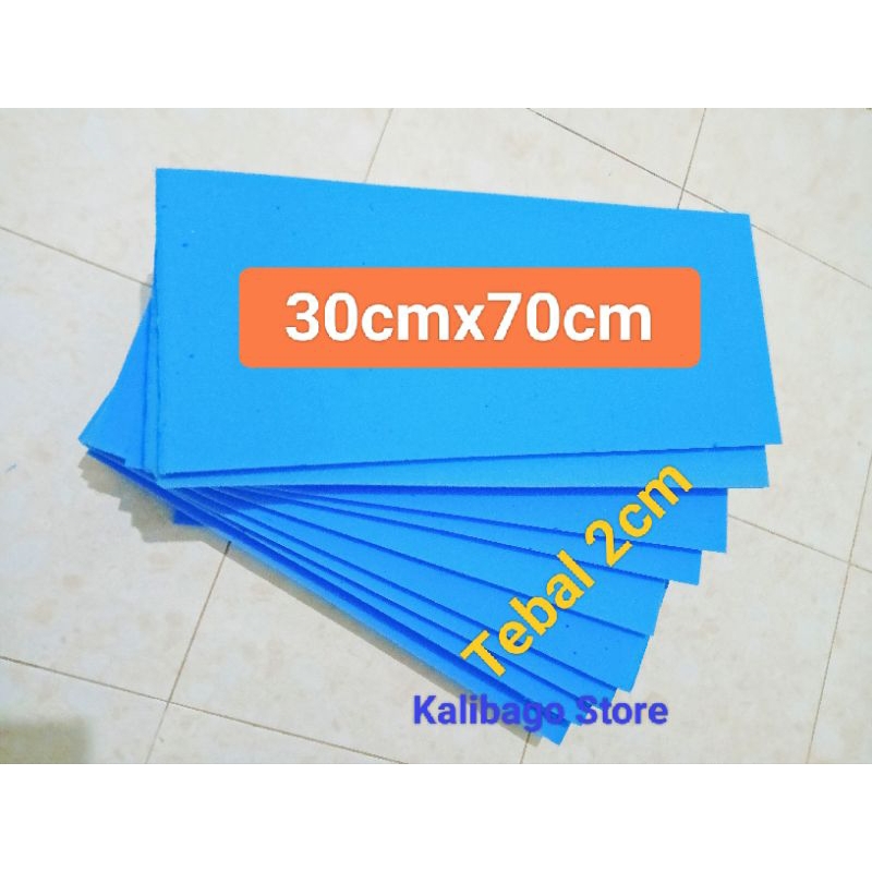 Jual Busa lembaran biru ukuran 30cmx70cm tebal 2cm | Shopee Indonesia