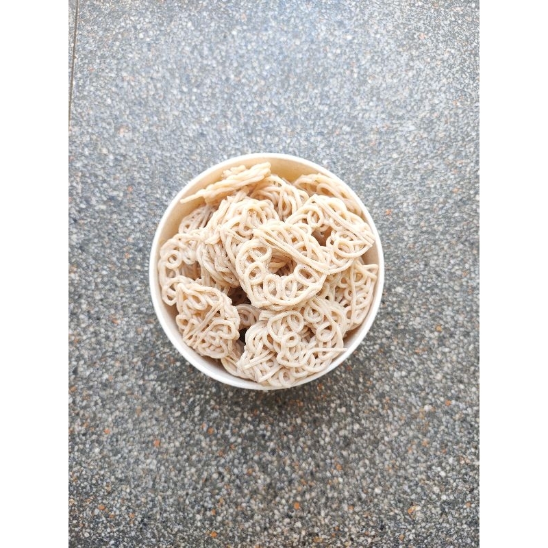 Jual krupuk seblak rafael / krupuk mawar putih 1kg | Shopee Indonesia