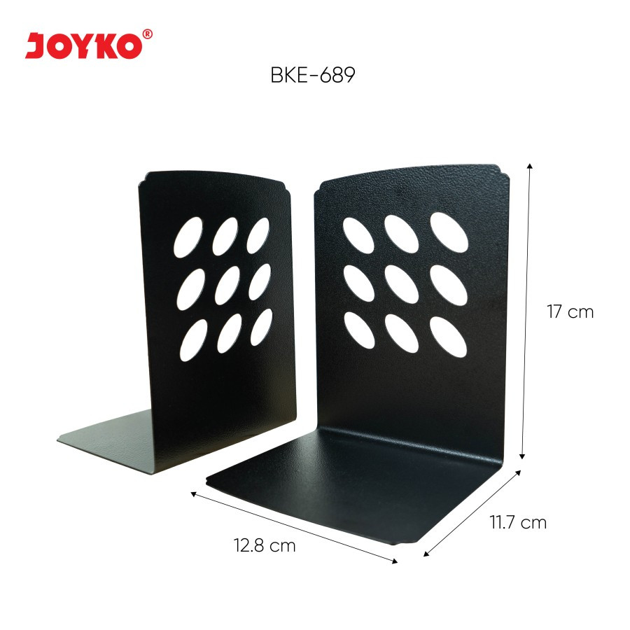 Jual Book End Joyko BKE-689 Pembatas Buku Besi Ukuran Standard Warna ...