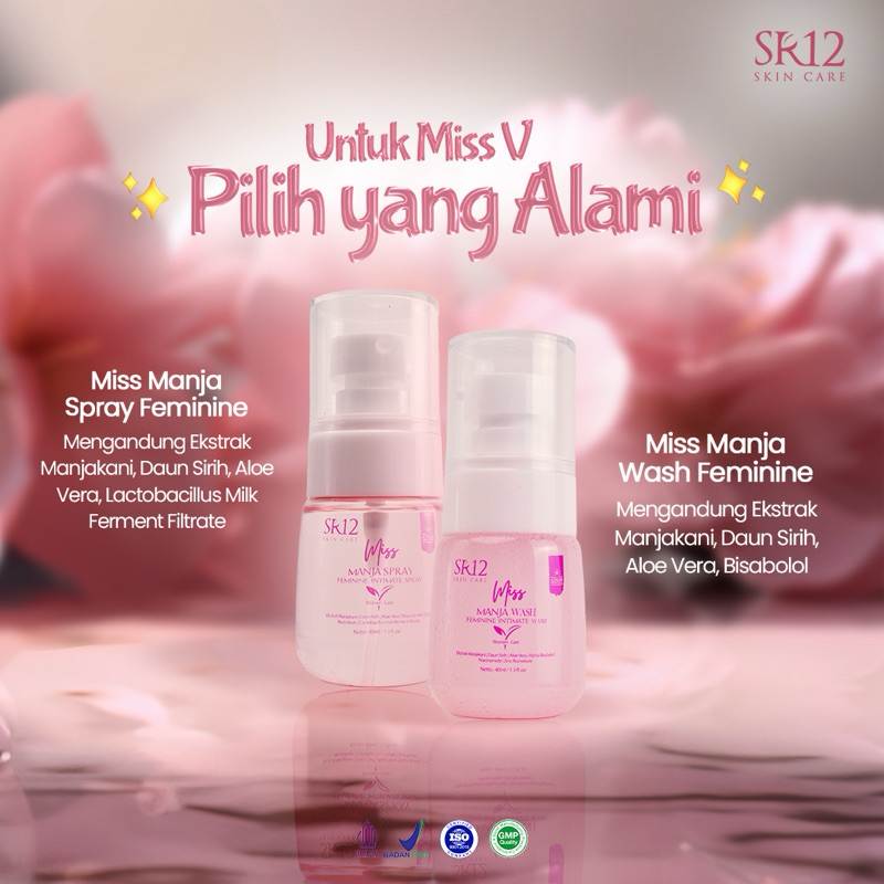 Jual SR12 PAKET MISS MANJA SPRAY & MISS MANJA WASH | Shopee Indonesia