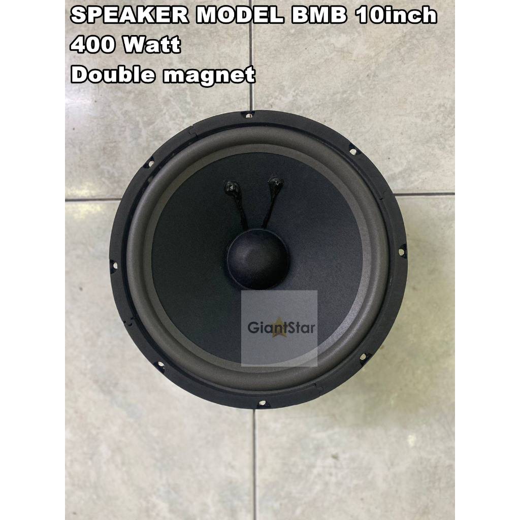 Jual SPEAKER WOOFER DOUBLE magnet 10 inch 10" spesial karaoke model BMB 10in | Shopee Indonesia