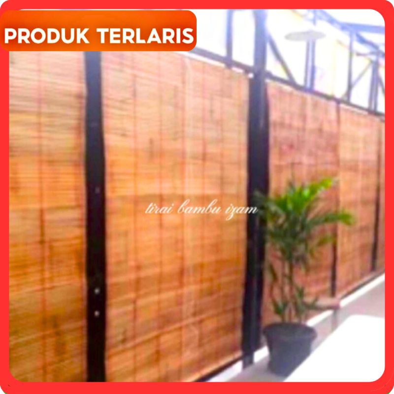 Jual Tirai Bambu,kerai kerei krey bambu,gorden krei gulung,outdoor 2x2 | Shopee Indonesia