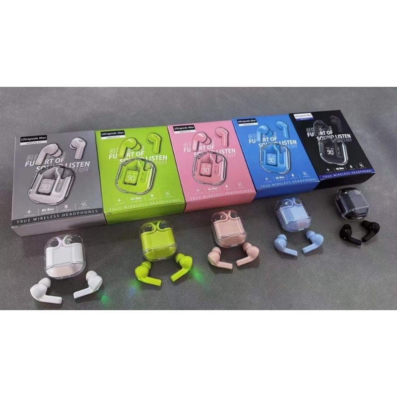 Jual Headset Bluetooth TWS Ultrapods PRO MAX | Shopee Indonesia