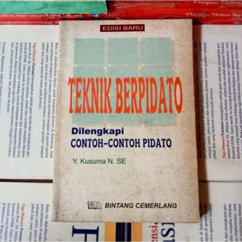 Jual TEKNIK BERPIDATO DILENGKAPI CONTOH-CONTOH PIDATO | Shopee Indonesia