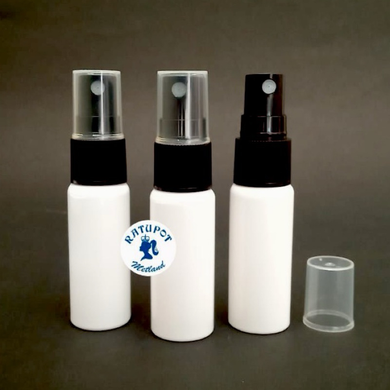 Jual botol 20 ml plastik putih mistspray hitam | Shopee Indonesia