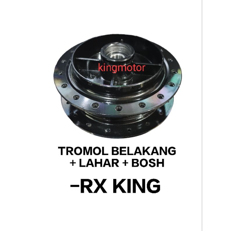 Jual TROMOL BELAKANG + LAHAR (HITAM) YAMAHA RX KING RXKING SCORPIO RXK ...