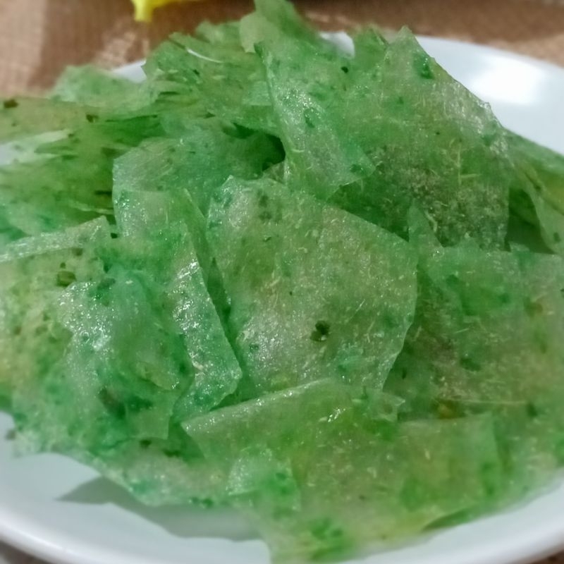 Jual Keripik kaca rasa rumput laut 250gr Kripca halal | Shopee Indonesia