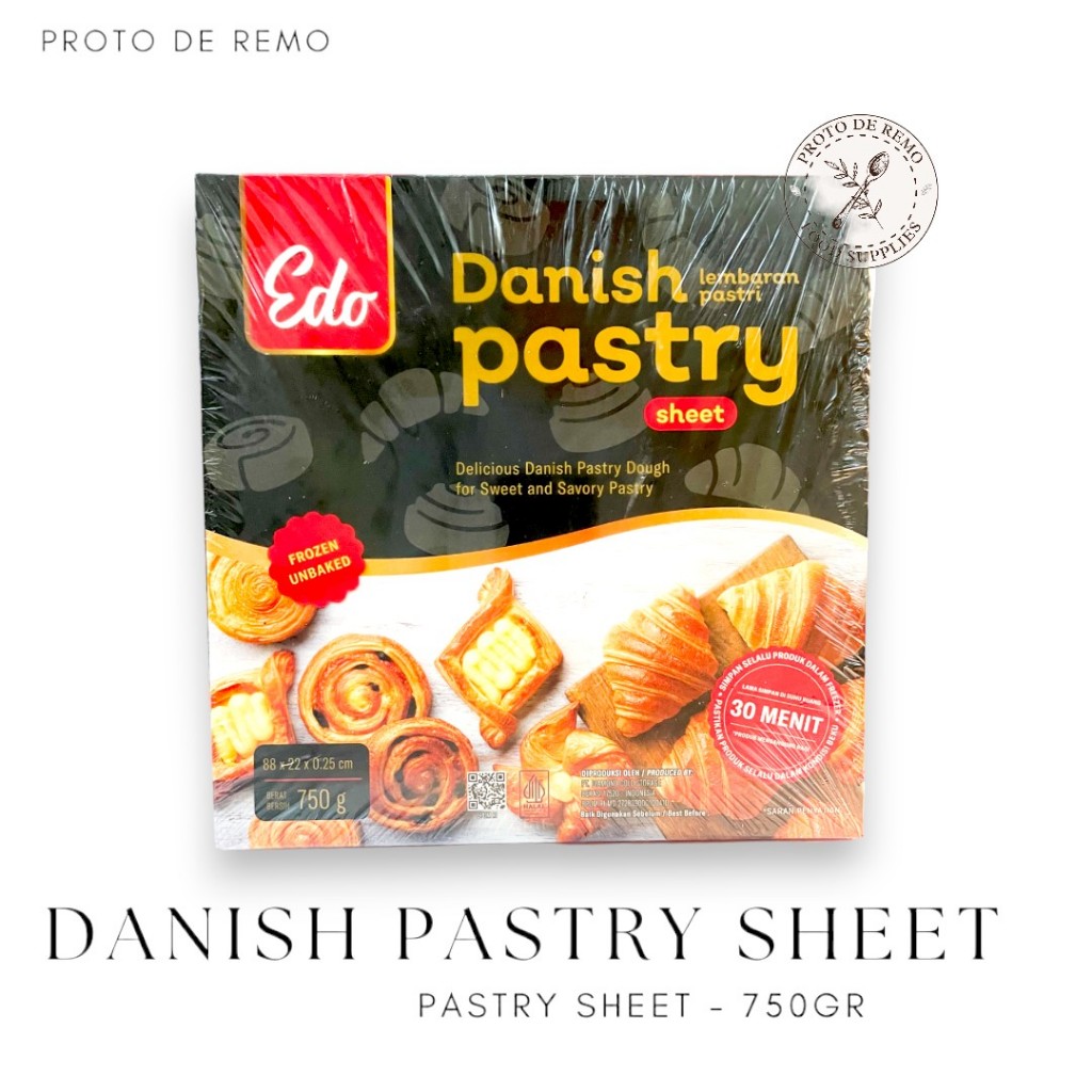 Jual Edo Danish Pastry Sheet 750gr | Shopee Indonesia