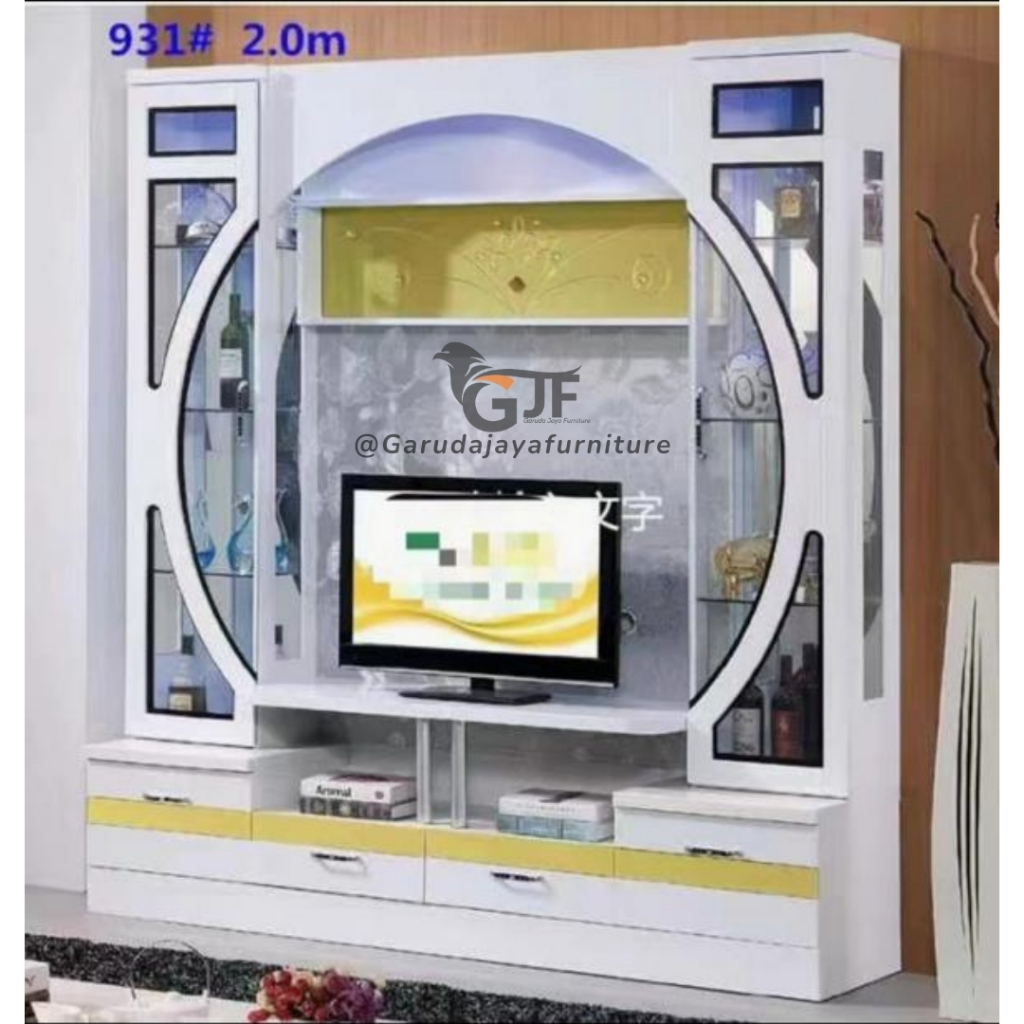 Jual LEMARI PAJANGAN HIAS IMPORT TV LED / LEMARI PAJANGAN TV / BUFFET ...