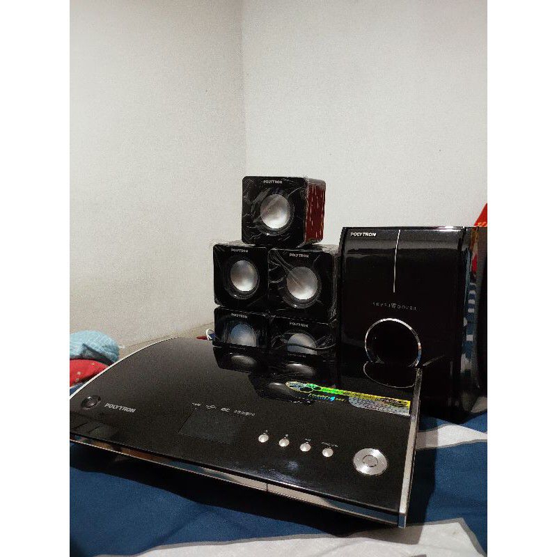 Jual DVD HOME TEATER POLYTRON PHT 138C (second) fullset | Shopee Indonesia