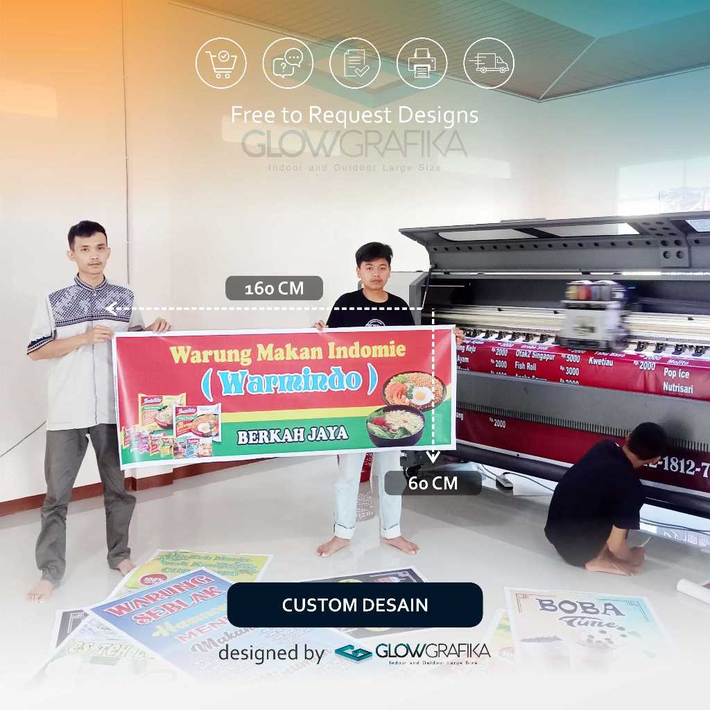 Jual Banner Spanduk Warung Makan Indomie Warmindo Free Custom A ...