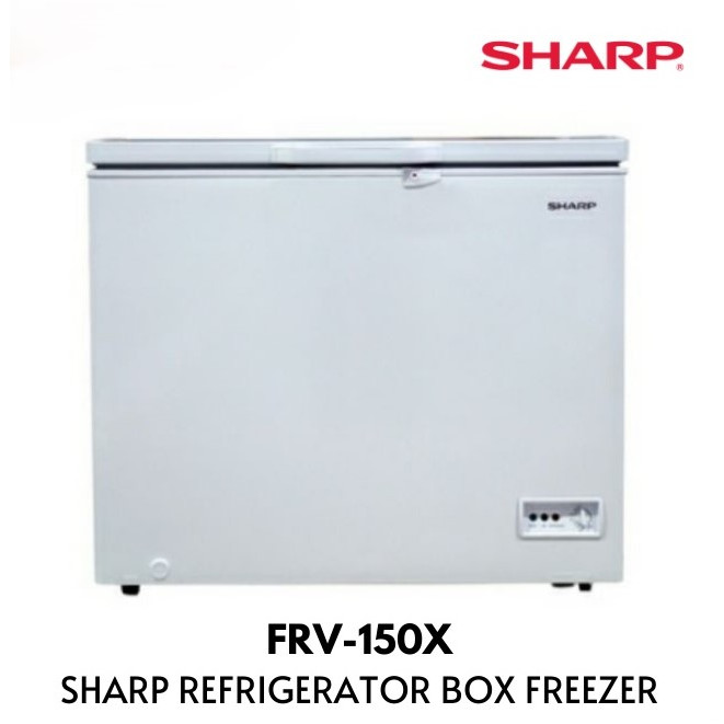 Jual SHARP Chest Freezer Kapasitas 150 Liter Box Freezer FRV-150X ...
