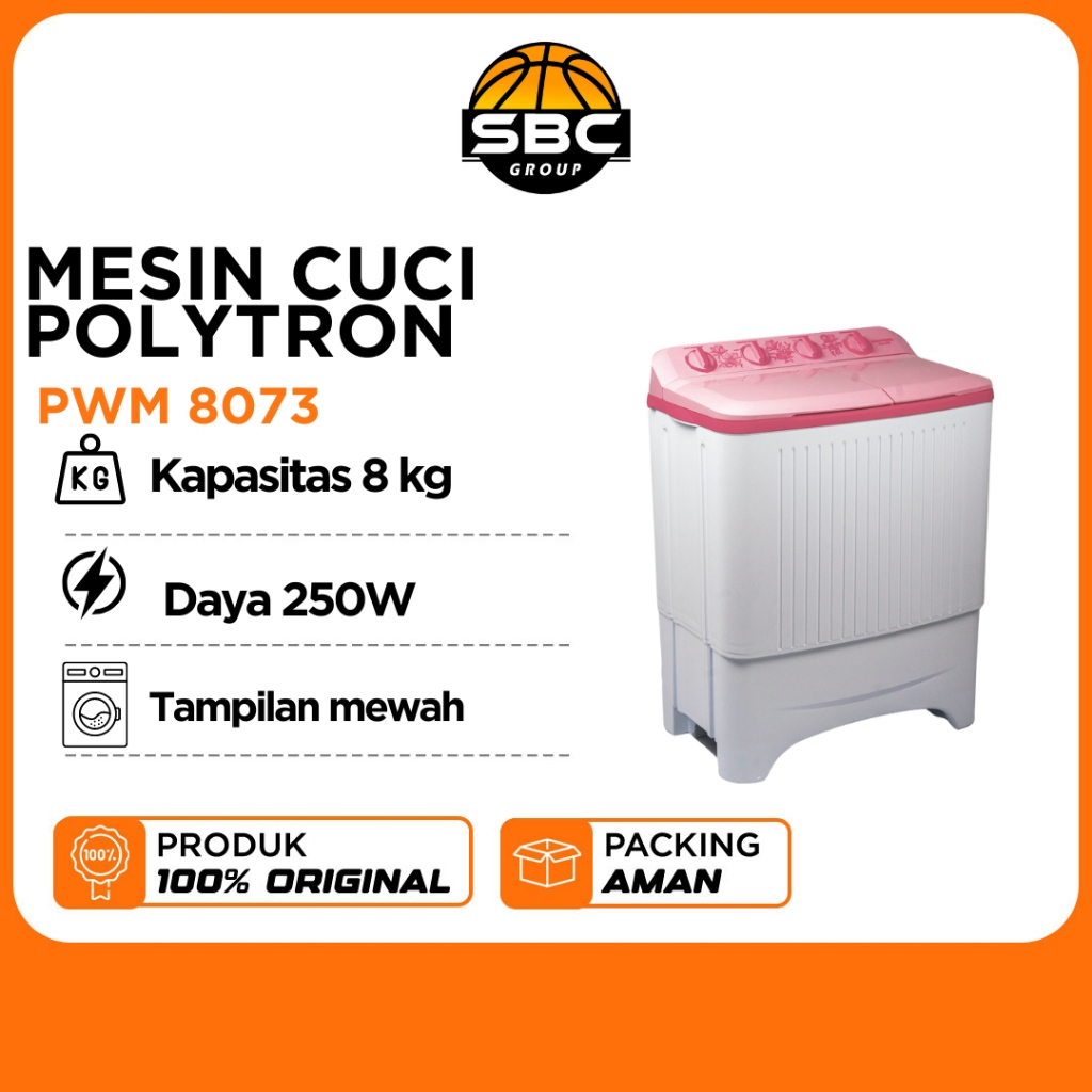Jual MESIN CUCI POLYTRON PWM 8073 | Shopee Indonesia