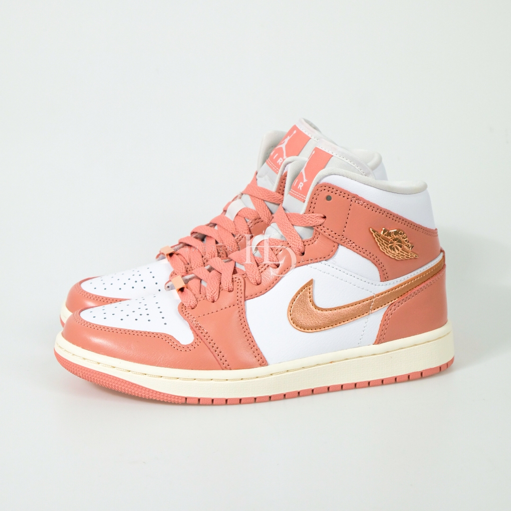 Jual Air Jordan 1 Mid SE Red Stardust (W) FB9892-670 | Shopee Indonesia