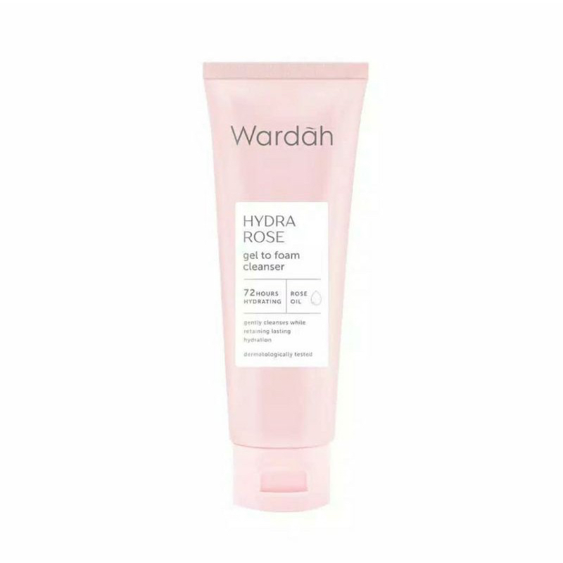 Jual WARDAH HYDRAROSE GEL TO FOAM CLEANSER 100ML | FACIAL WASH HYDRA ...