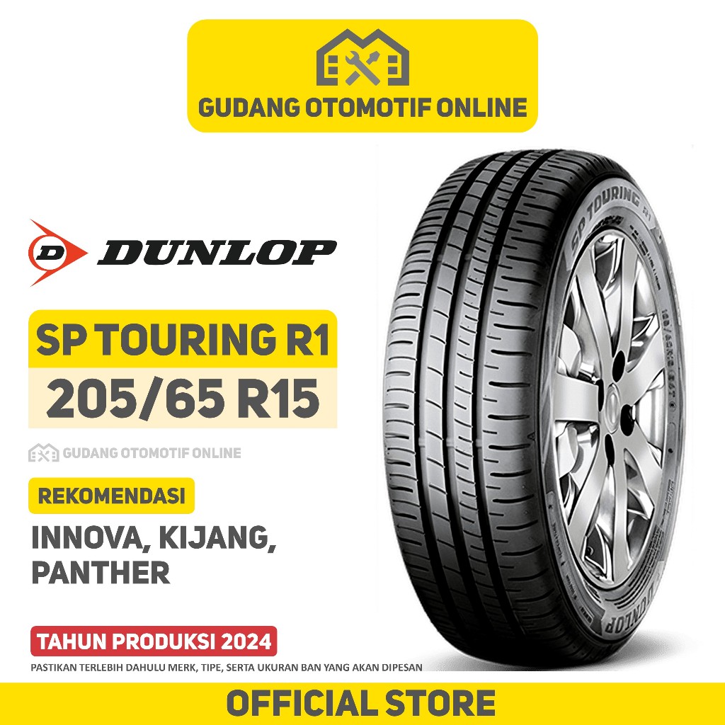 Jual Ban Dunlop SP Touring R1 205/65 R15 Ban Mobil Kijang Innova Panther | Shopee Indonesia