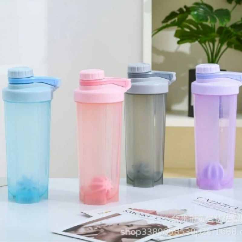 Jual Botol Shaker powder konsentrat botol shake shake 700ml + bola ...