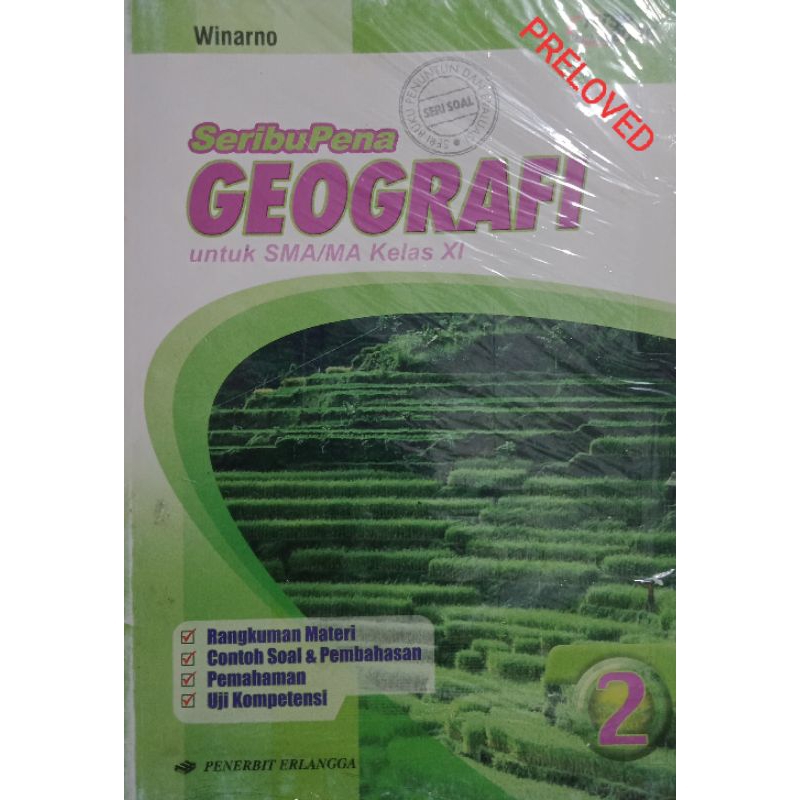 Jual Seribu Pena Geografi 2 Untuk SMA MA Kelas XI Kurikulum KTSP 2006 ...
