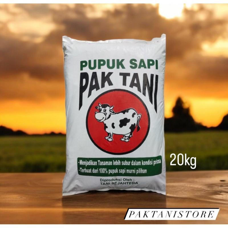Jual PUPUK KANDANG SAPI PAK TANI PREMIUM -+18KG | Shopee Indonesia