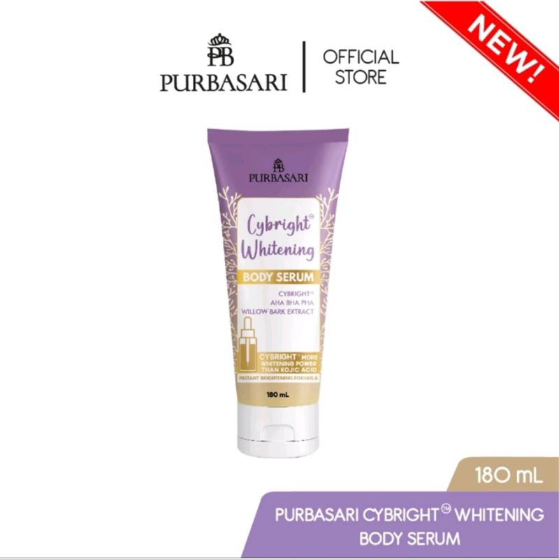 Jual Purbasari Body Serum Cybright Whitening 180ml | Shopee Indonesia