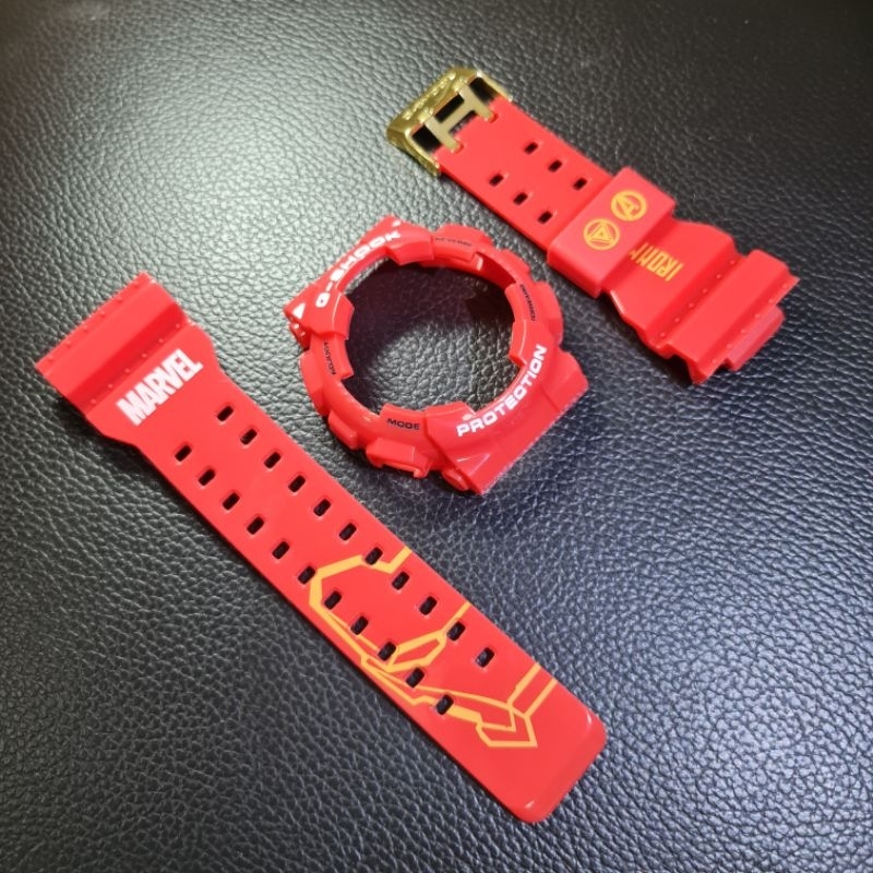 Jual BNB BEZEL STRAP G-SHOCK GA-100 GA-110 GA-120 GD-120 IRON MAN | Shopee Indonesia
