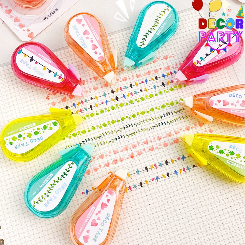 Jual Produk Terbaik DP Deco Tape Stempel Roller Correction Tape Mini ...