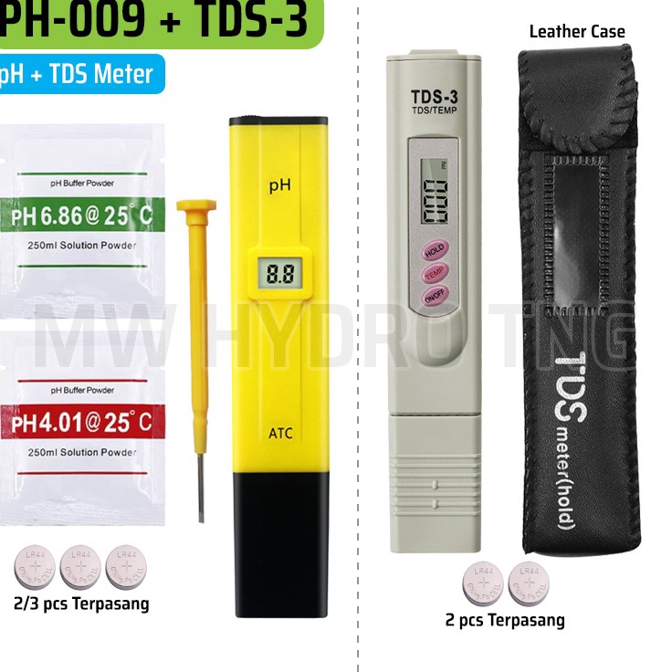 Jual Ready stock Paket PH Meter TDS Meter New Arrival | Shopee Indonesia