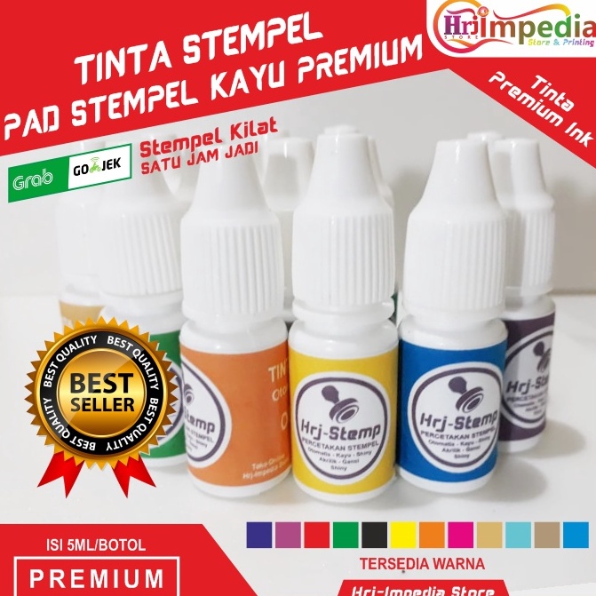 Jual Best Quality Tinta stamp pad premium Tinta stempel kayu Tinta ...