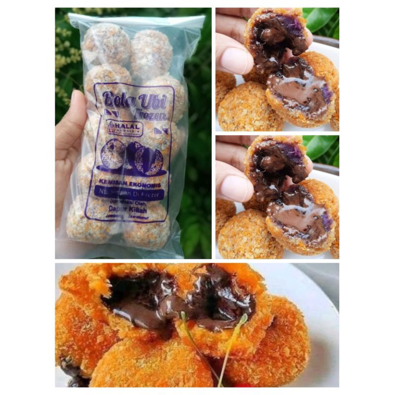 Jual Bola-bola ubi lumer isi coklat isi 10pcs | Shopee Indonesia