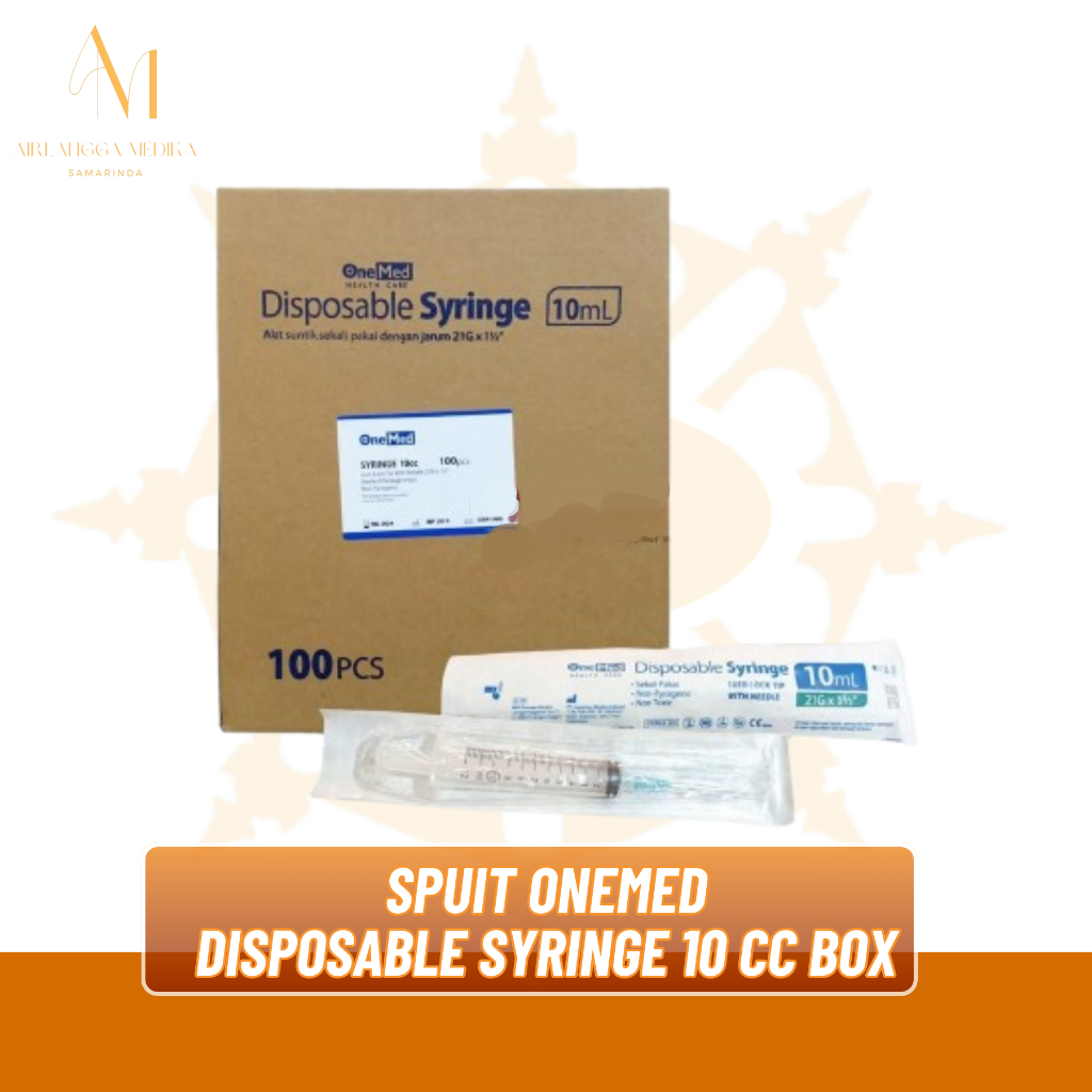 Jual Spuit Onemed Disposable Syringe 10 cc BOX | Shopee Indonesia