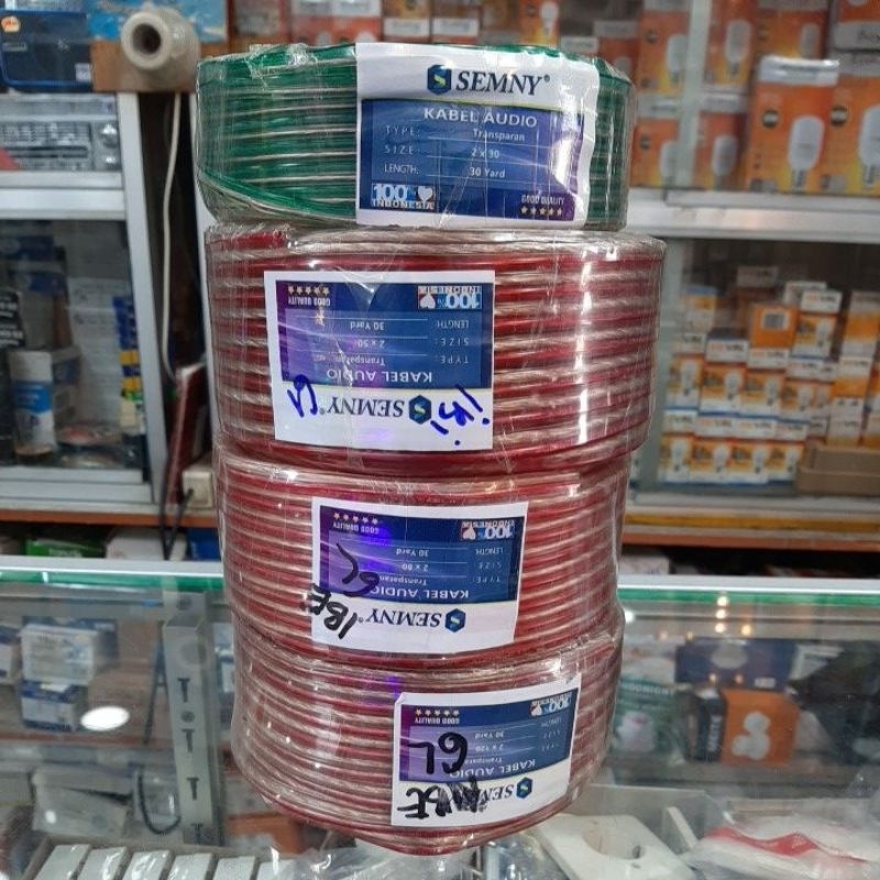 Jual KABEL LISTRIK BENING TRANSPARAN 2 X 30 2 X 50 2 X 80 2 X 120 Kabel ...