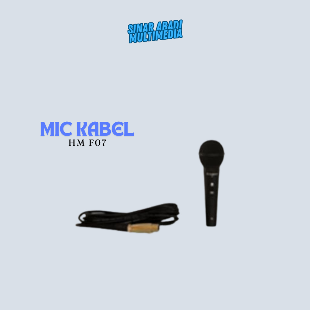 Jual Audio Portable Mic Kabel HM-F07 | Shopee Indonesia