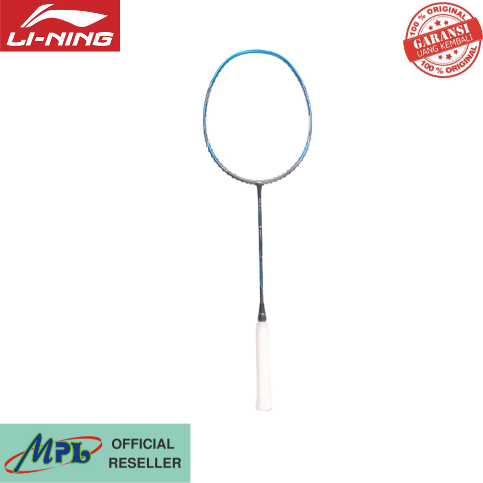 Jual RACKET BADMINTON LINING 3D CALIBAR X COMBAT CHARCOAL/BLUE AYPR 172 ...