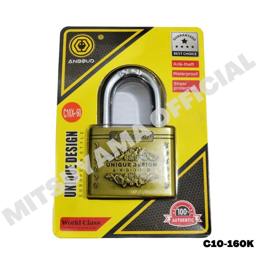 Jual GEMBOK KUNCI GEMBOK ANBOUD PENDEK 60, 70MM (KUNINGAN) | Shopee ...