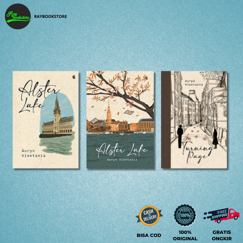 Jual Novel Alster Lake & Turning Page - Auryn Vientania - Agro | Shopee ...