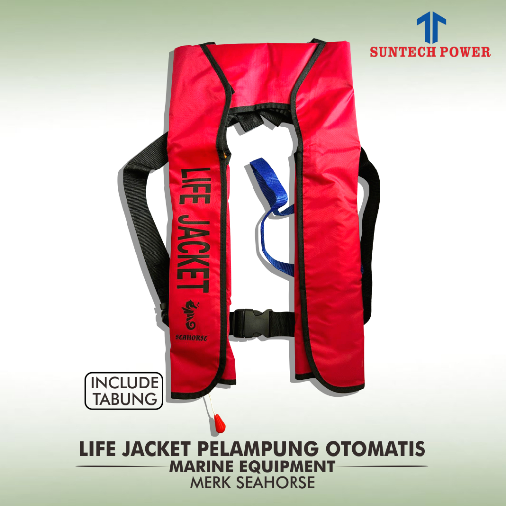 Jual Life Jacket Inflatable Merk Sea Horse Manual Automatic Non ...