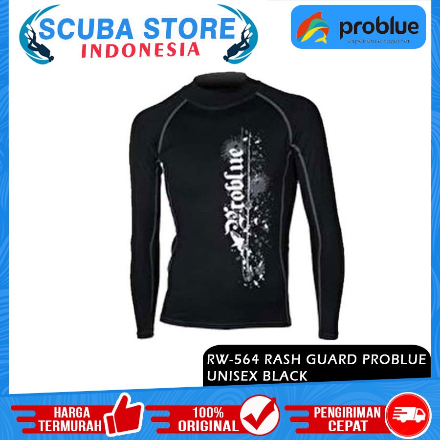 Jual RW-564 Rash Guard Problue Baju Selam Snorkeling Snorkling Scuba ...