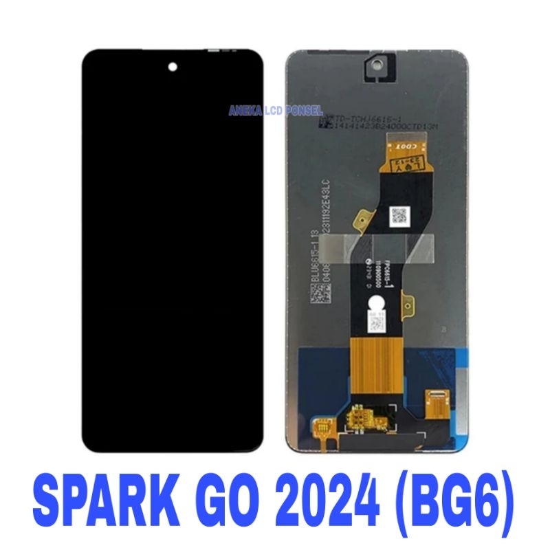 Jual LCD+TOUCHSCREEN TECNO SPARK GO 2024 (BG6) FULLSET | Shopee Indonesia