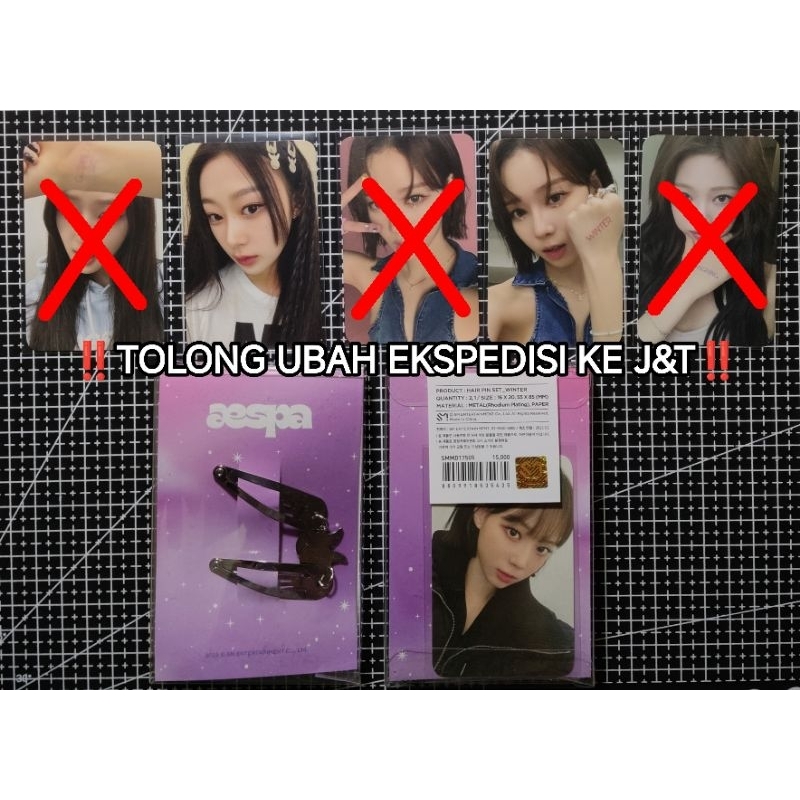 Jual PC KARINA GISELLE WINTER NINGNING TATTOO POINT STICKER AESPA WEEK ...