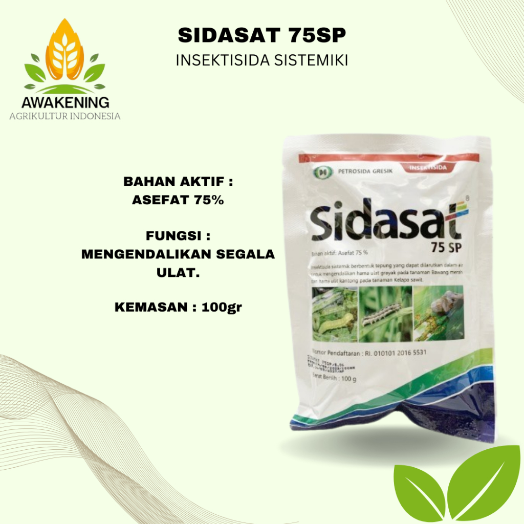 Jual SIDASAT 75SP 100GR INSEKTISIDA SISTEMIK | Shopee Indonesia