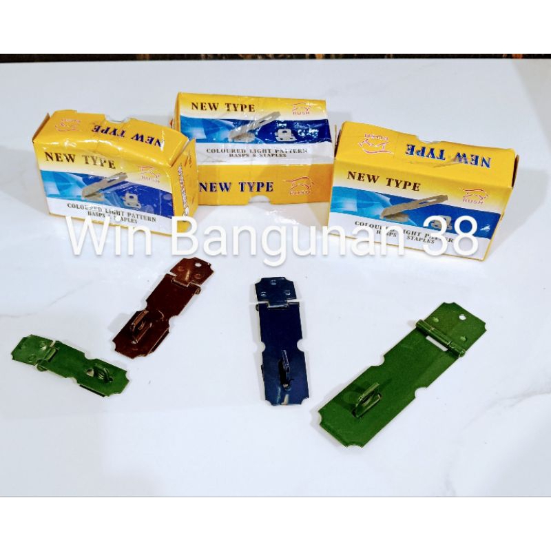 Jual Cantolan Gembok Warna Warni/Gantungan Gembok/Grendel Overval ...