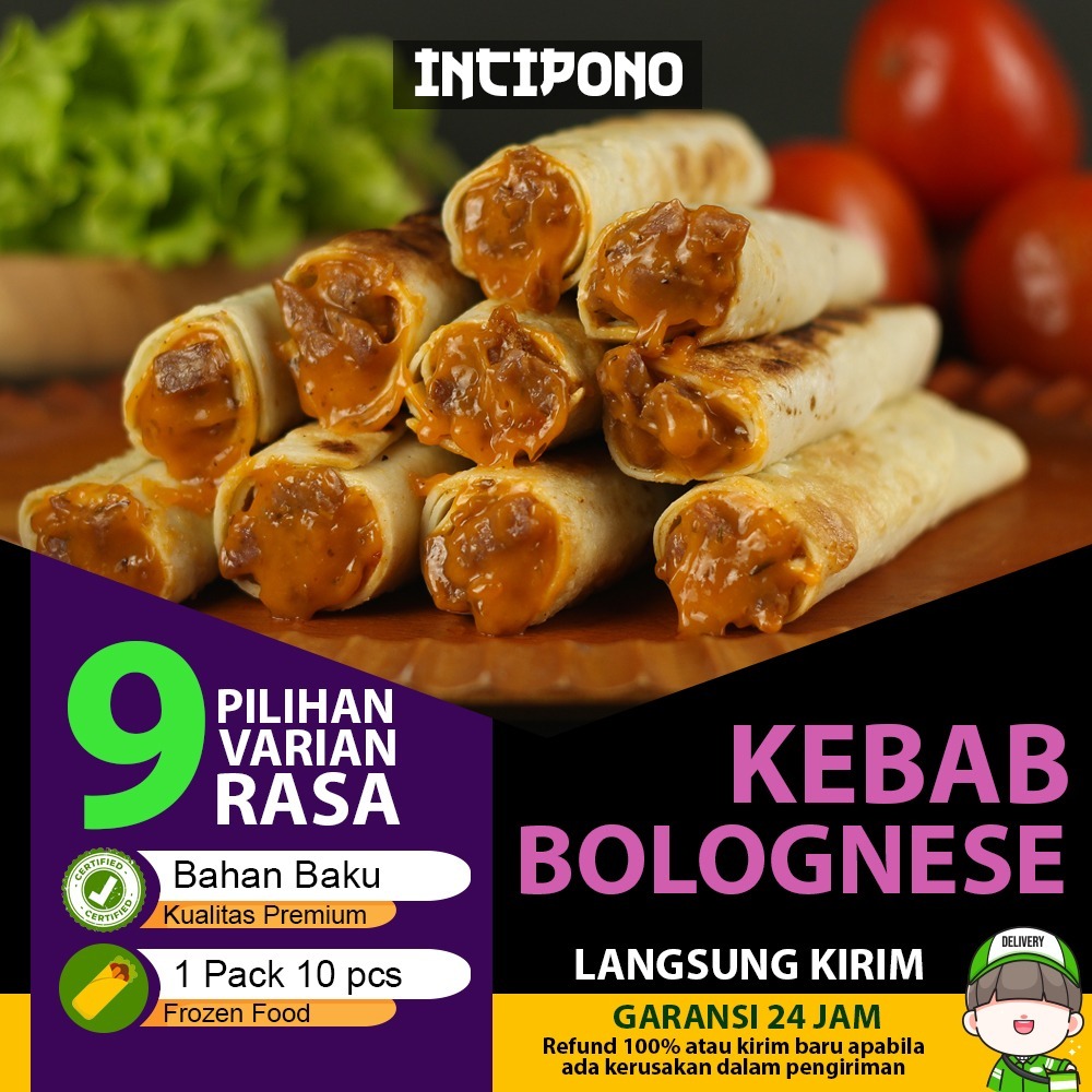 Jual Incipono Kebab Bolognese Mini Frozen 1 Pack Isi 10 Pcs Kebab ...