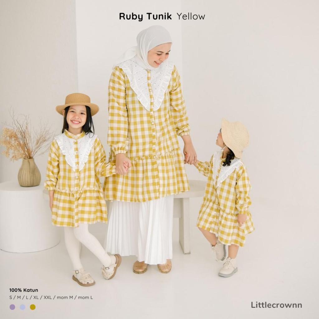 Jual Littlecrownn - Ruby Tunik | Baju Anak Perempuan | Tunik Couple ...