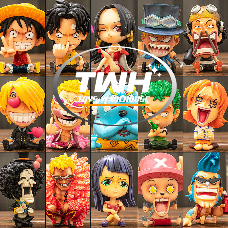 Jual TWH FIGUR ONE PIECE FUNNY MINI EDITION LUFFY ZORO ACTION FIGURE ...