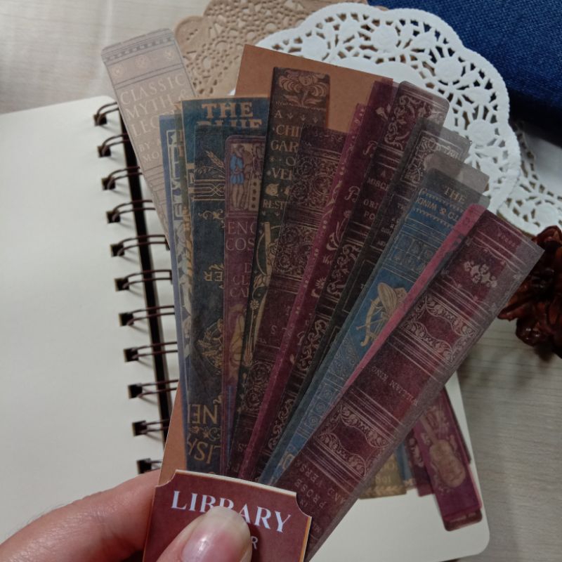 Jual library sticker, sticker washi, sticker jurnal, sticker aesthetic ...