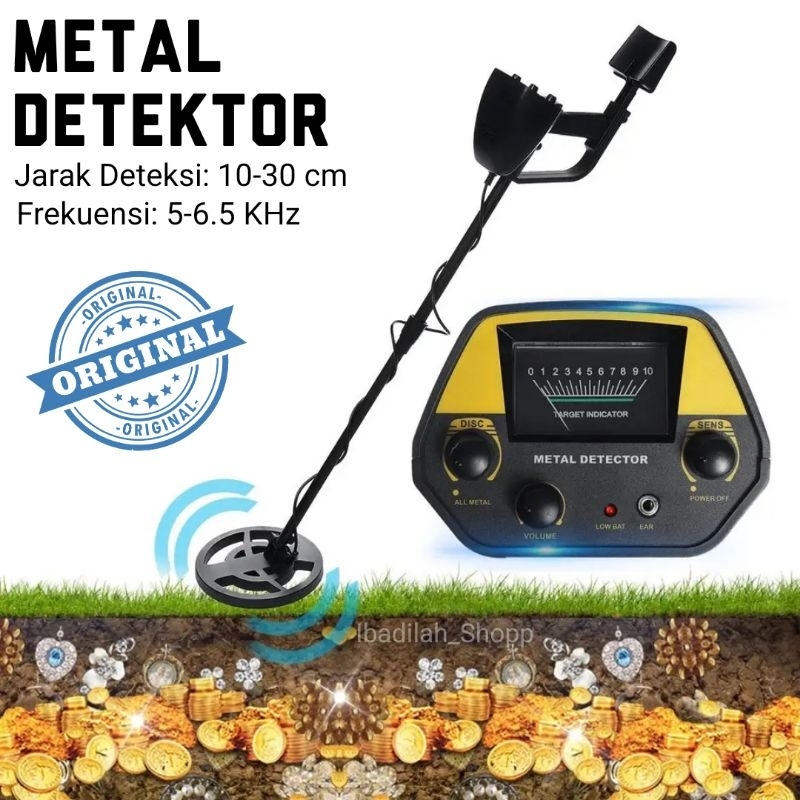 Jual Pendeteksi Logam Metal Gold Silver Detector/detektor 9V - GTX4080Y ...