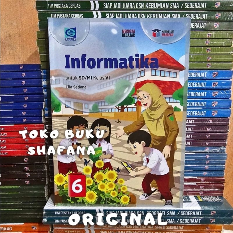 Jual Buku Informatika Kelas 1 2 3 4 5 6 SD Grafindo Kurikulum Merdeka ( KURMER ) | Shopee Indonesia