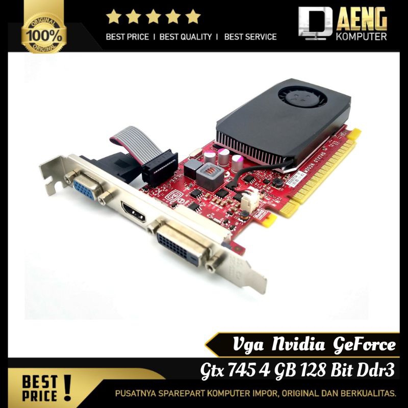 Jual VGA Nvidia GeForce GTX 745 4 GB 128 bit ddr3 | Shopee Indonesia
