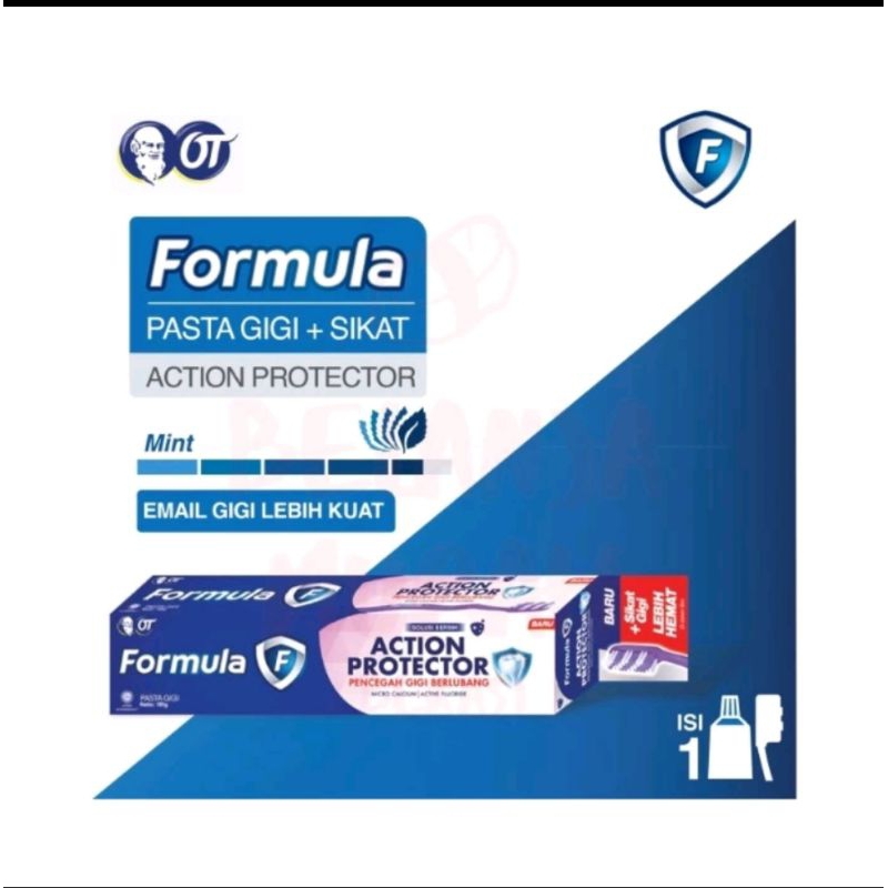 Jual Formula Action Protector Pasta Gigi Pencegah Gigi Berlubang 190 gr ...